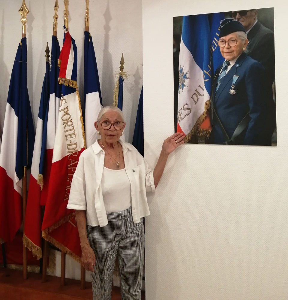 NOTRE PORTE-DRAPEAU À L'HONNEUR : HOMMAGE A MARIE-THERESE POLICHETTI